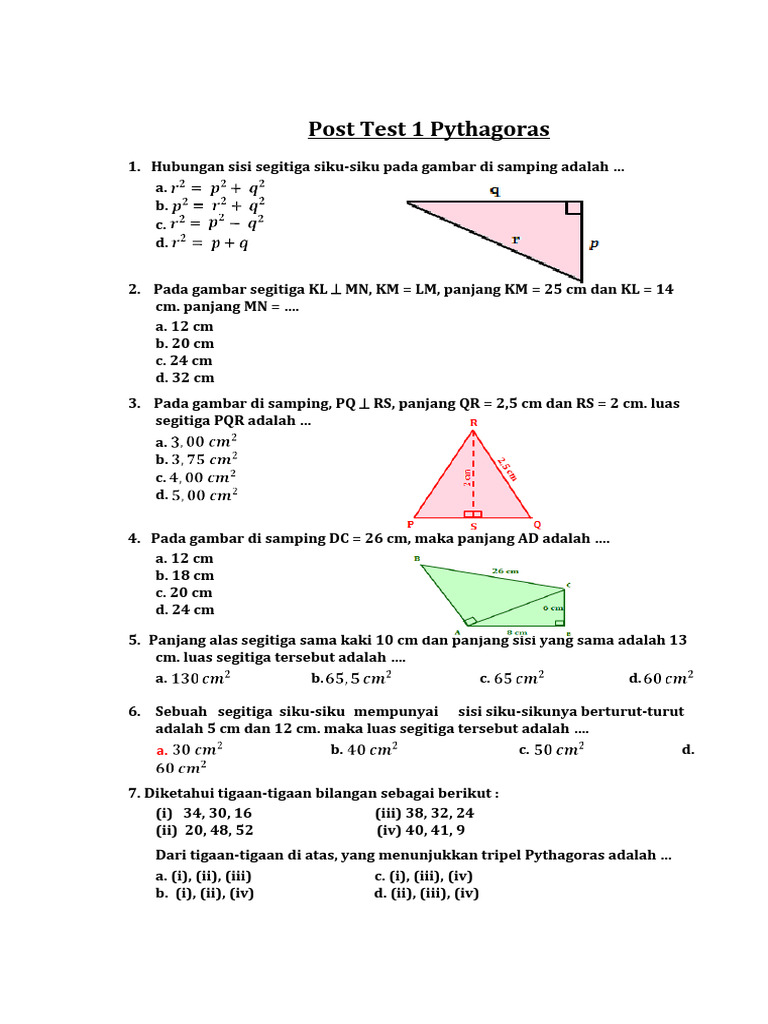Edit Pythagoras | PDF