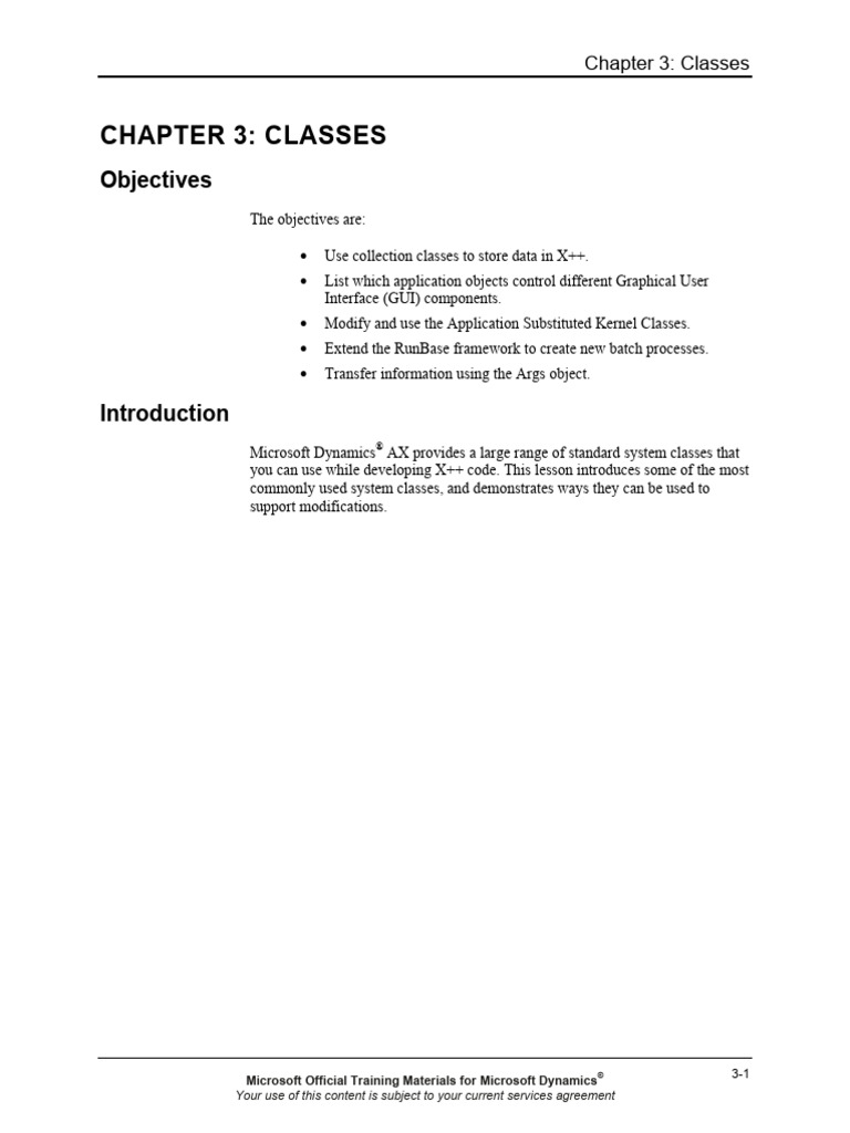 Ax2012 Enus Deviii 03 | PDF | Class (Computer Programming) | Method (Computer Programming)