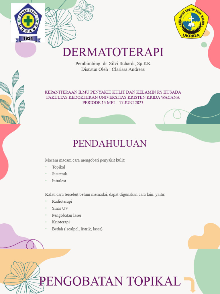 Dermatoterapi Clarissa Andreas | PDF