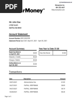 Cash App - Statement 2020 | PDF | Cash | Deposit Account