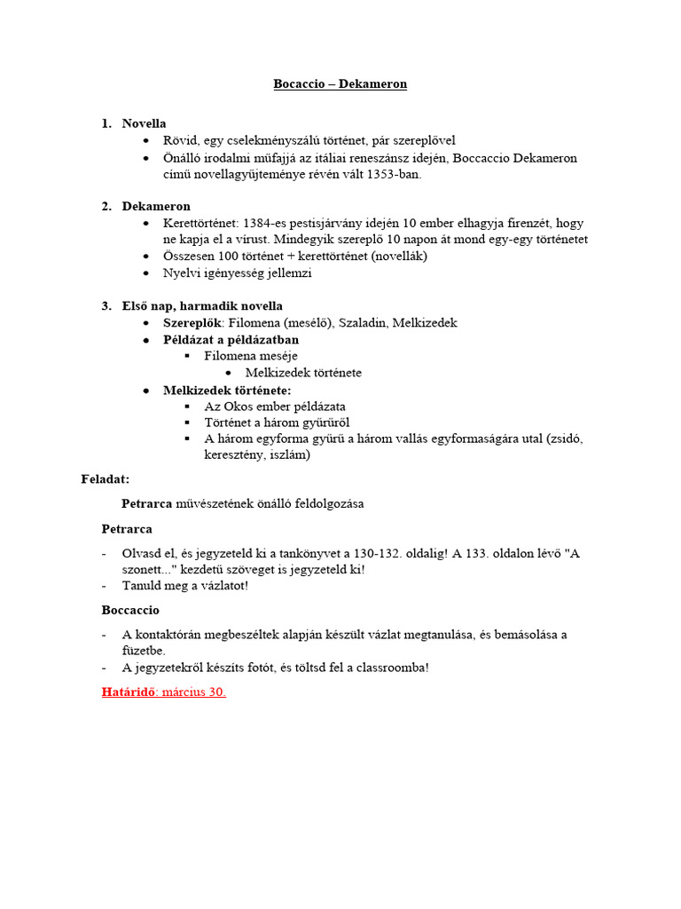 Bocaccio | PDF