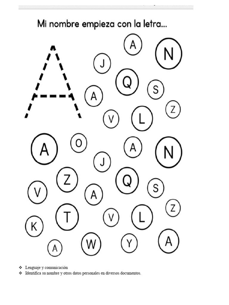 Inicial Nombre | PDF