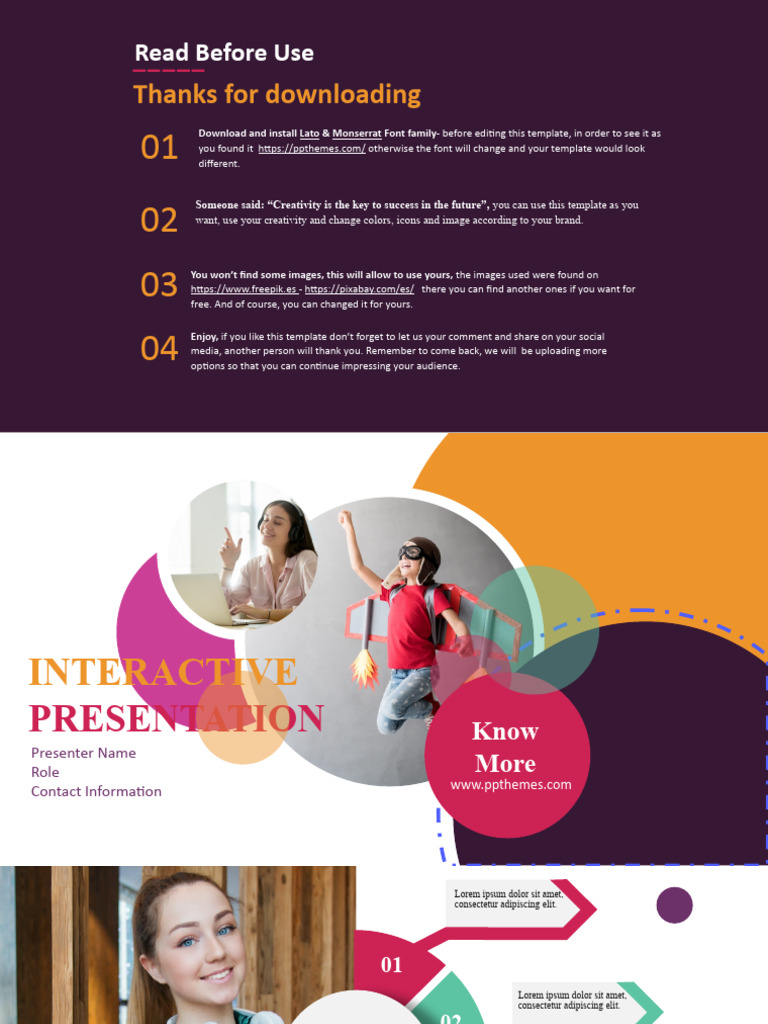 Interactive PPT PowerPoint Template 1 | PDF | Tullii
