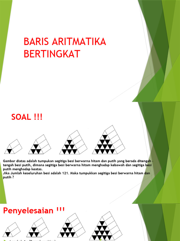 Baris Aritmatika Bertingkat | PDF | Metode & Bahan Ajar