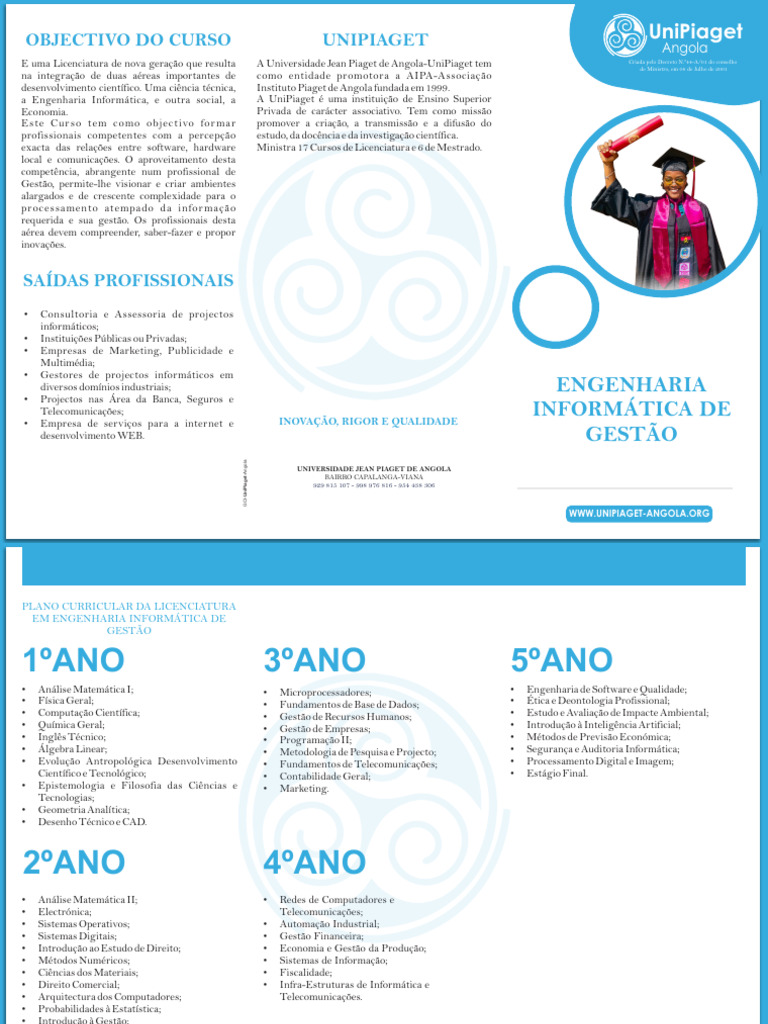 Licenciatura em Engenharia Informática de Gestão | PDF
