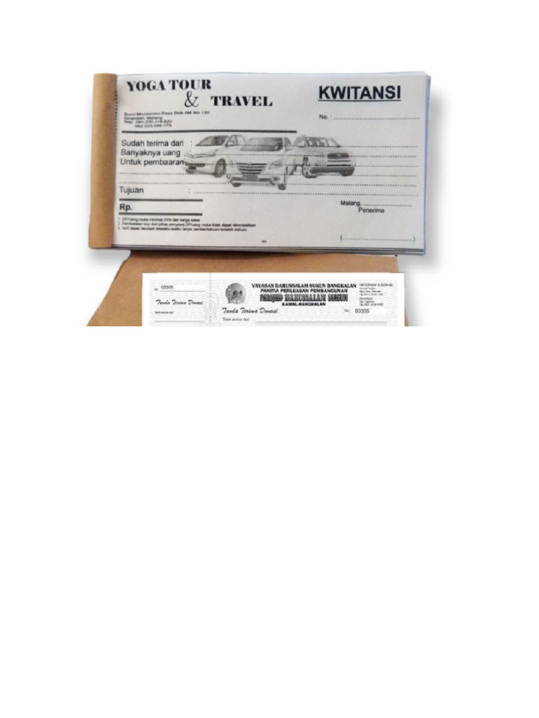 Contoh Kwitansi Sewa Mobil | PDF