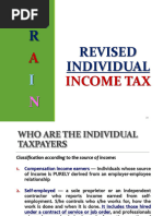 Tax Table For Tax Rates On Individual TRAIN LAW | PDF | Finance & Money ...