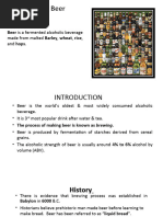 Heineken Beer Production Process | PDF | Beer | Fermentation