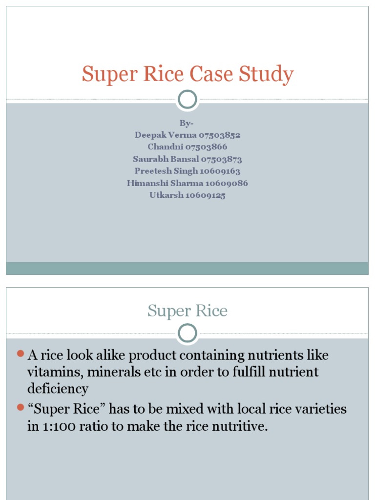 Market Research Case Study | PDF