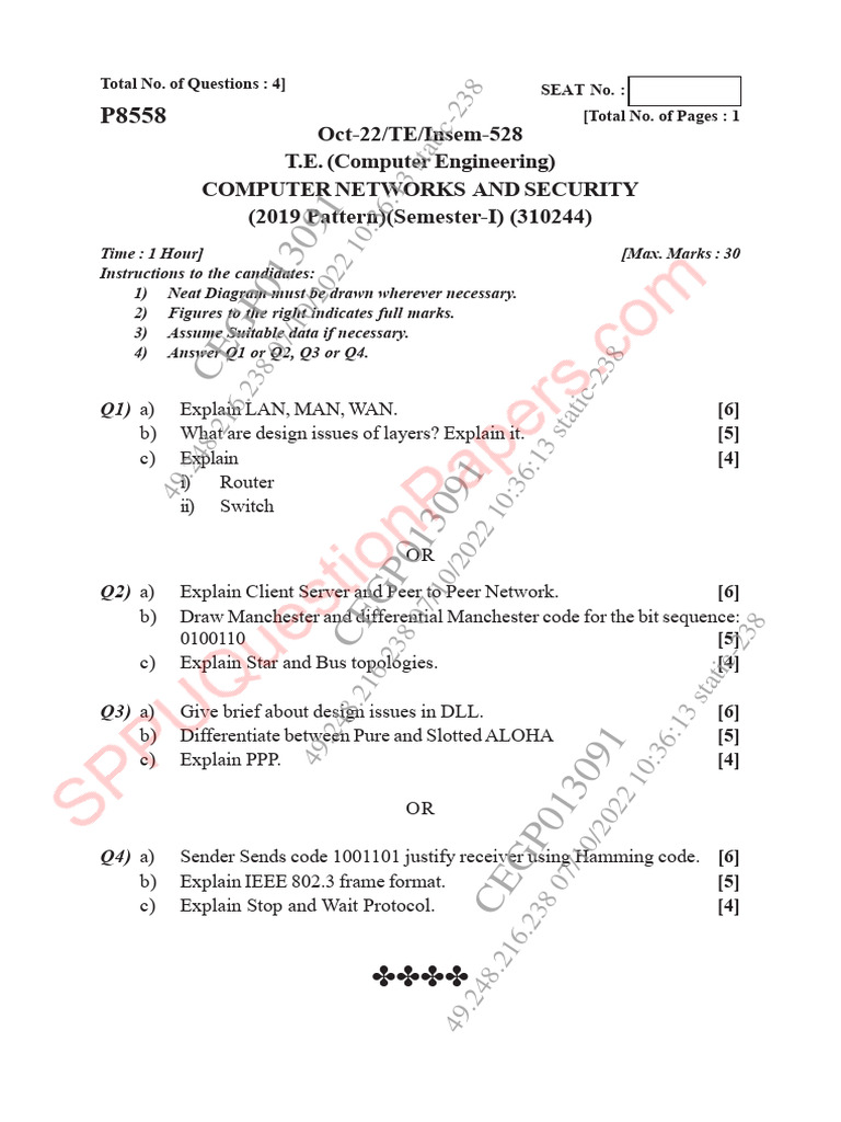 Be - Computer Engineering - Semester 5 - 2022 - October - Computer ... Be - Computer Engineering - Semester 5 - 2022 - October - Computer ...