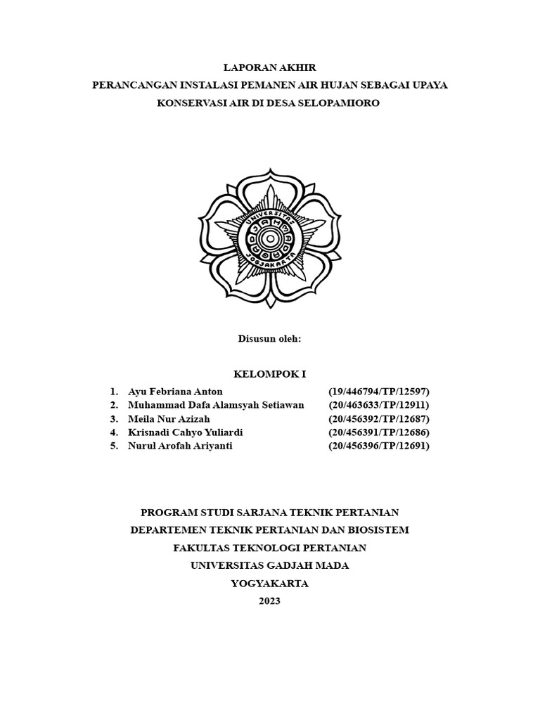 Laporan Akhir PTB Kelompok 1 | PDF