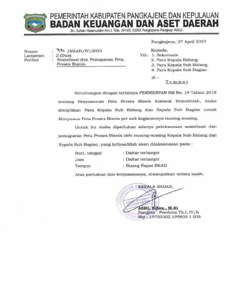 Sosialisasi & Pemaparan Peta Probis | PDF