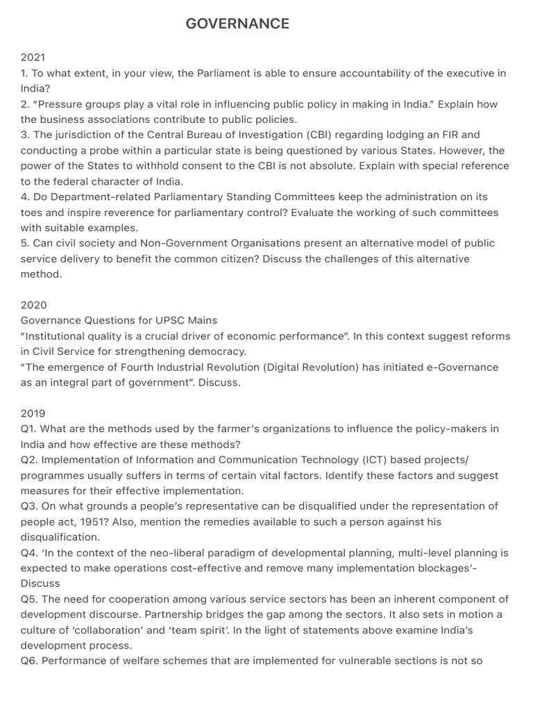 Governance | PDF | Governance | Wash