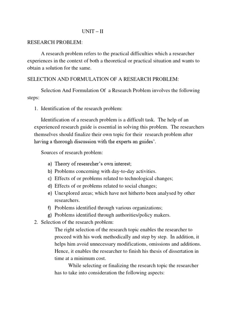 RM Unit 2 | PDF | Hypothesis | Statistics