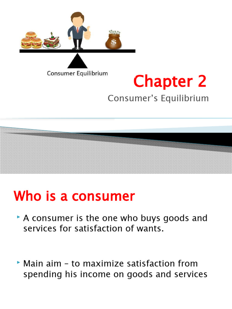 Chapter - 2 Consumer's Equilibrium | PDF | Utility | Economic Equilibrium