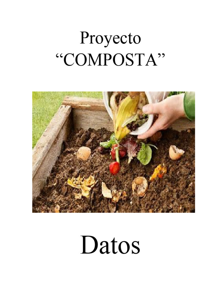 Proyecto Composta | PDF | Compost | Fertilizante