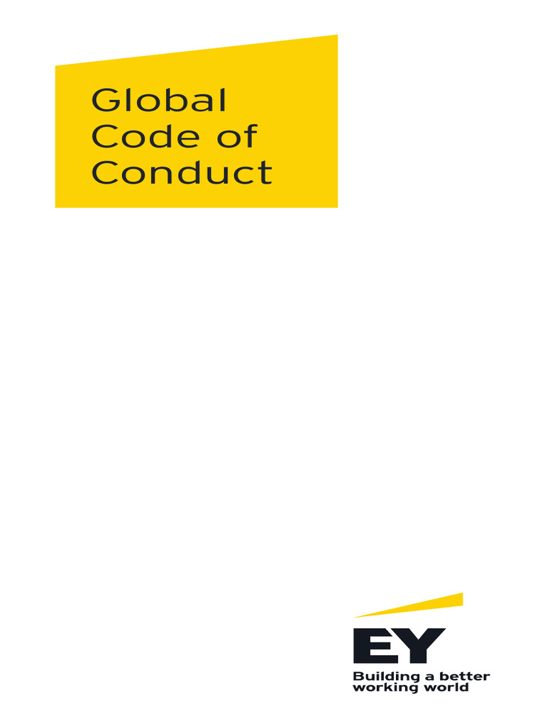 EY Code of Conduct | PDF | Business Ethics | Integrity