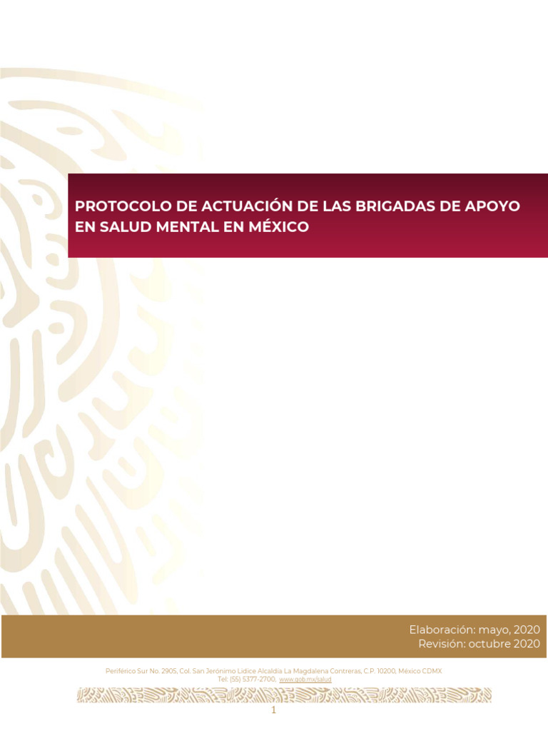 Tema 3. PROTOCOLO - BASM - MX - PNPS - 2021 | PDF | Suicidio | Terapia cognitiva