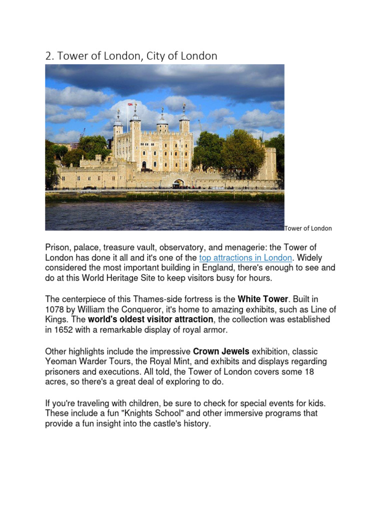 Tower of London | PDF