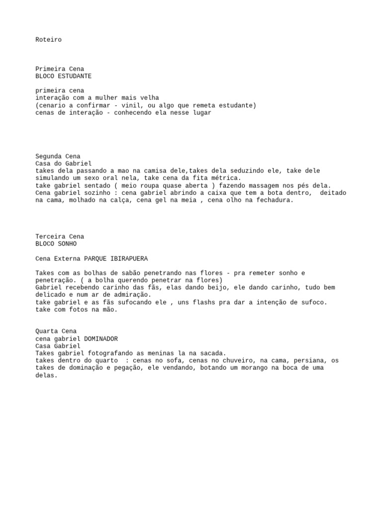 Roteiro TRAILER | PDF