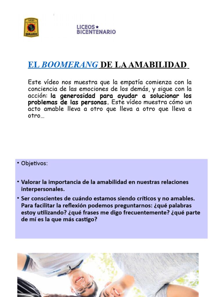 La Amabilidad y Otros Valores | PDF | Mente | Autoestima
