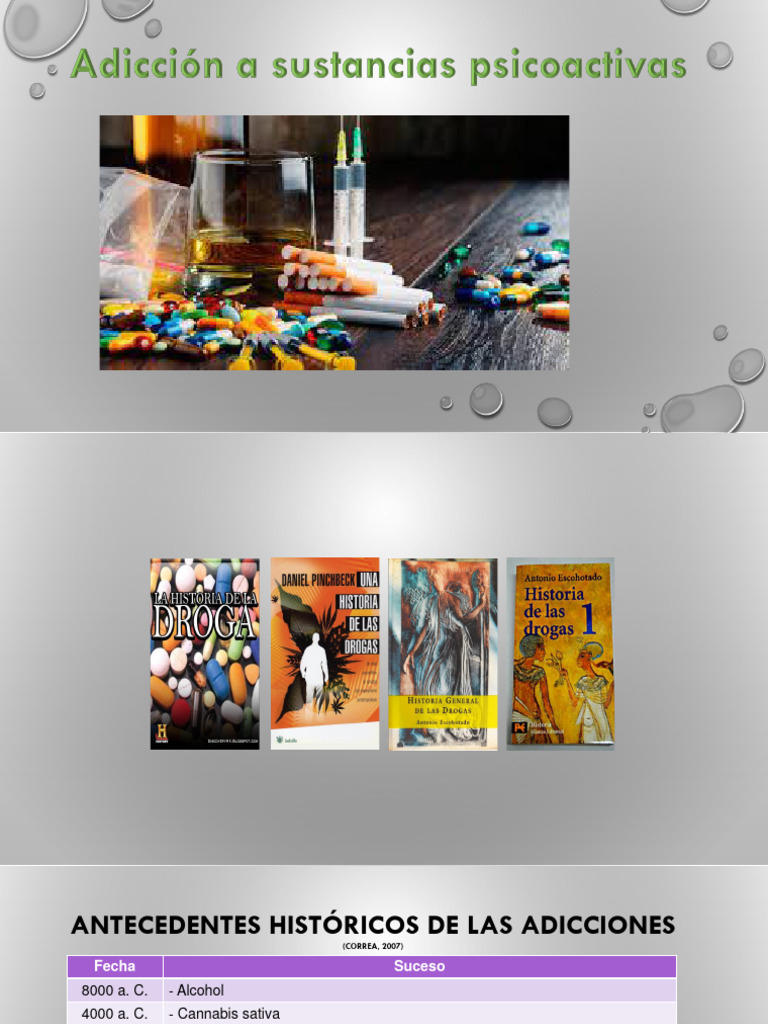 Sustancias Psicoactivas | PDF | La dependencia de sustancias | Despachador de drogas