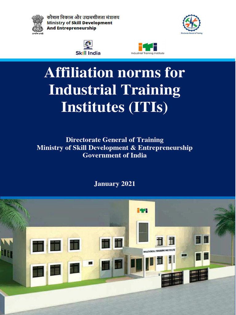 Affiliation Norms For Industrial Training Institutes (Itis) | PDF ...