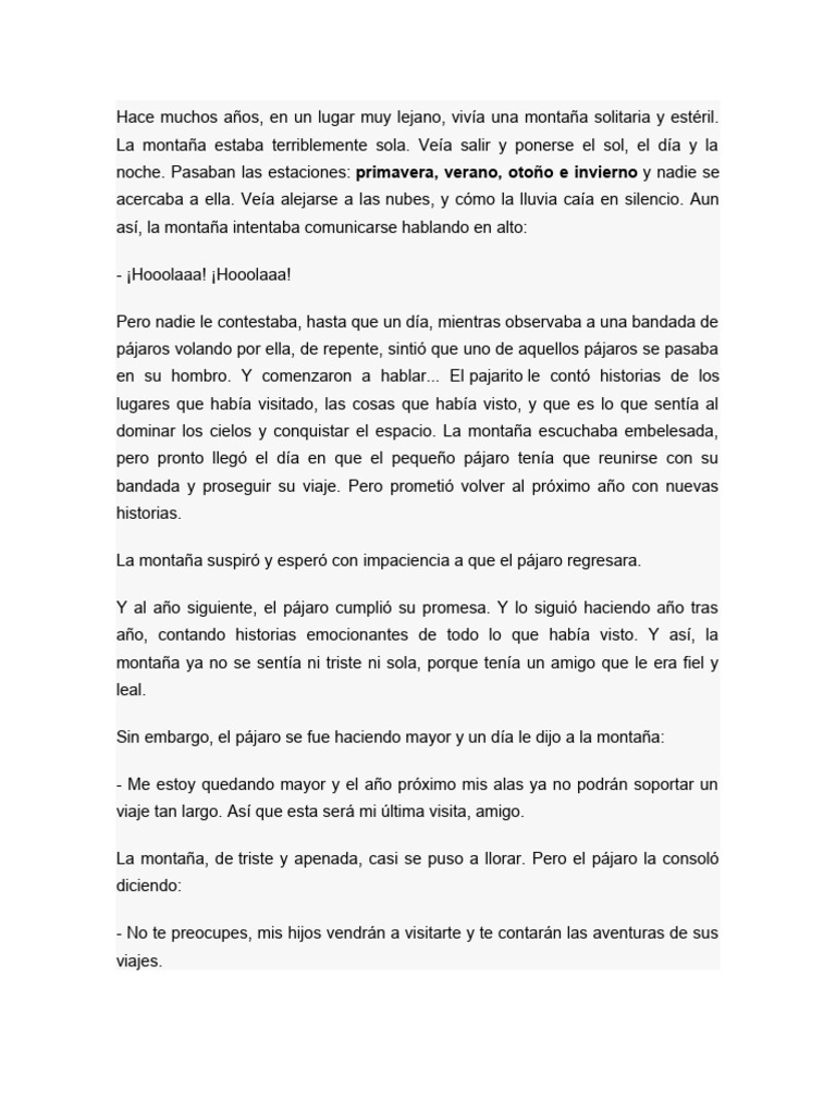 La Montaña | PDF | Montañas