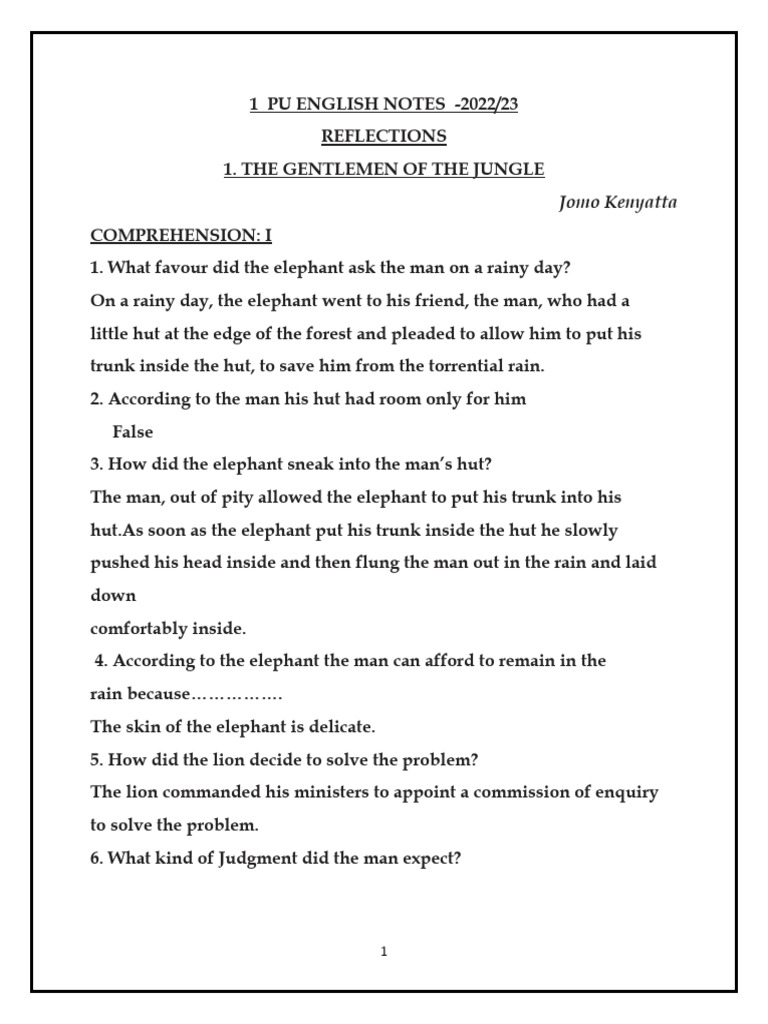 Jomo Kenyatta | PDF | William Blake | Elephant