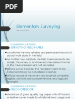 Essential Guide to Surveying Field Notes | PDF | Surveying | Measurement