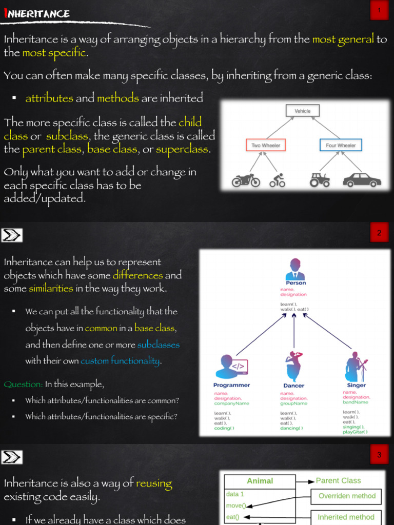 L03 Inheritance And Polymorphism Pdf Inheritance Object Oriented