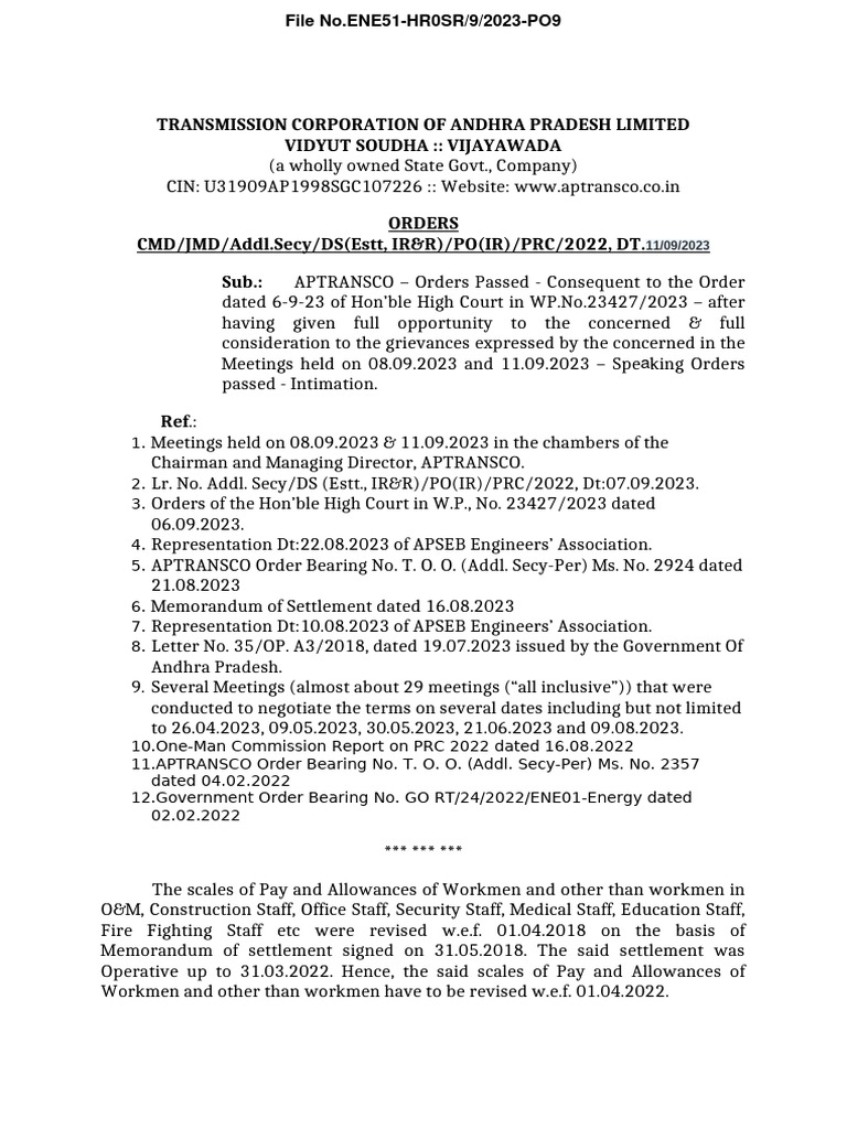 Speaking Orders | PDF | Salary | Employment