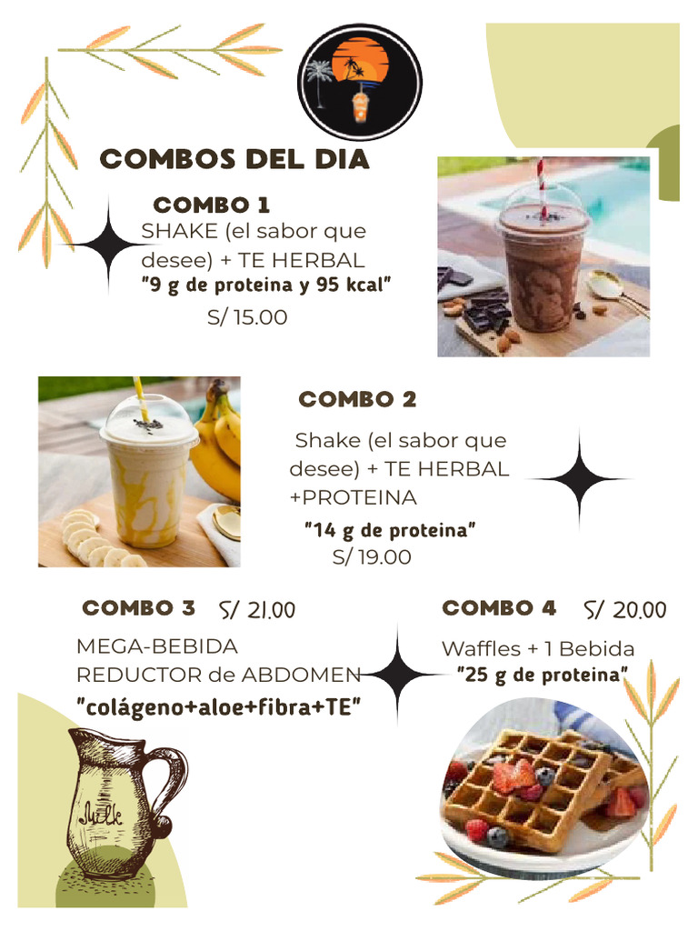 Mega Bebidas y Shakes Saludables | PDF | Cocina, comidas y vino
