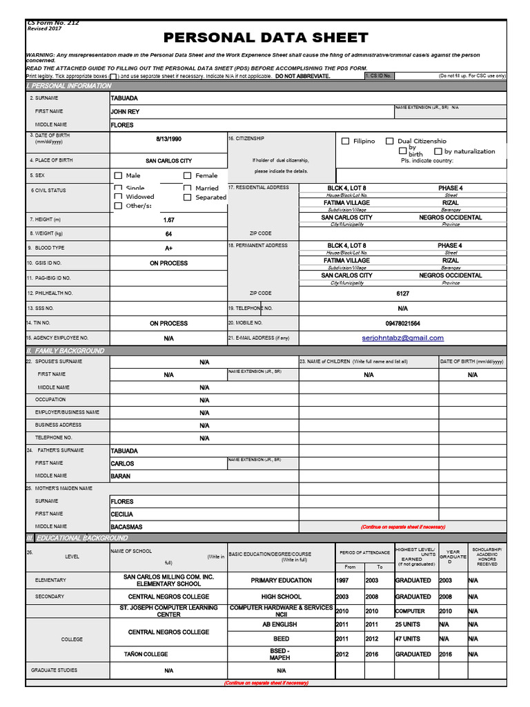 Blank PDS 1 | PDF | Justice | Crime & Violence