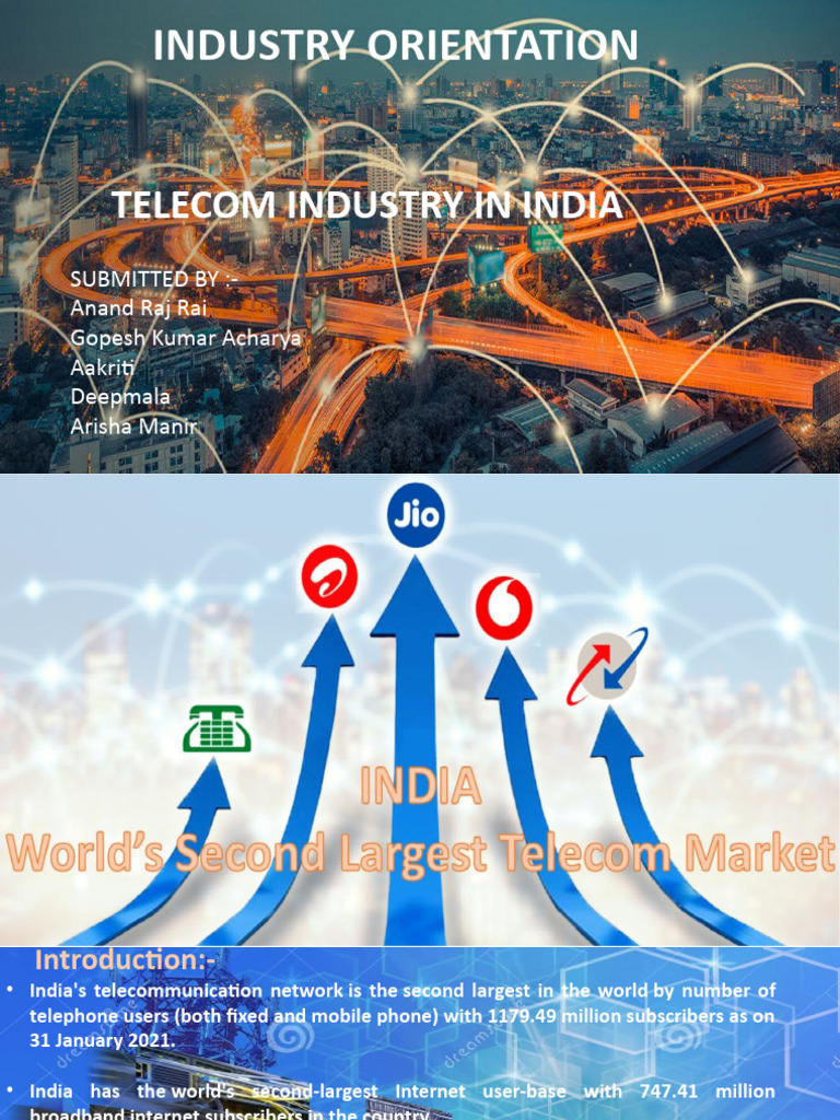 Telecom Industry Overview in India 2024 | PDF | Economy Of India ...