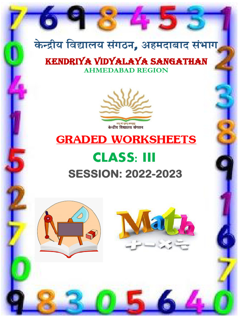 Class III Graded Worksheet 2022-2023 | PDF