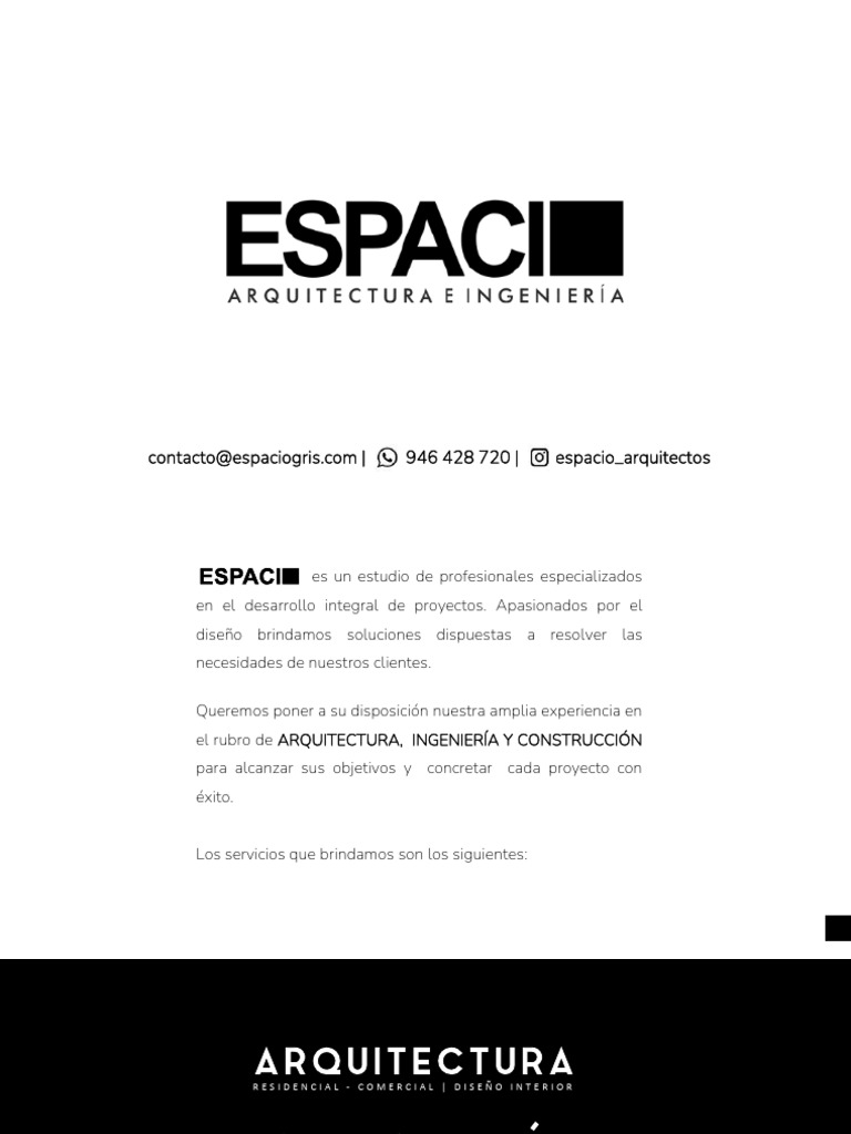 Portafolio Espacio 2023 | PDF | Perú | Ingeniería