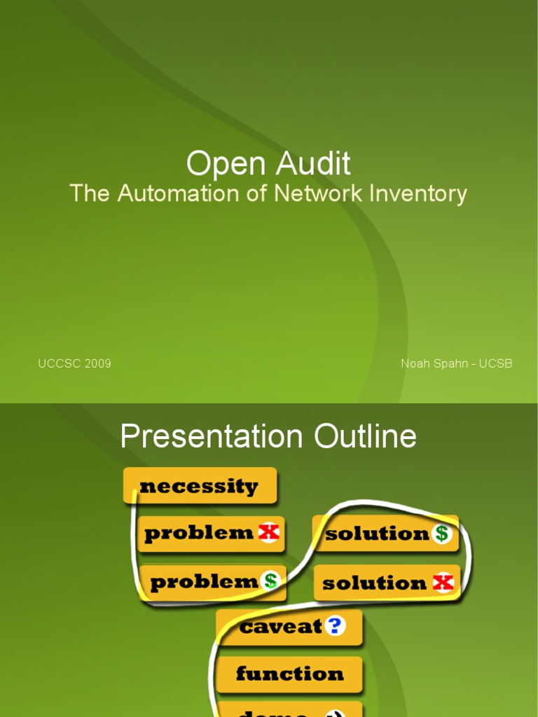 Open Audit: The Automation of Network Inventory | PDF | Free Software ...