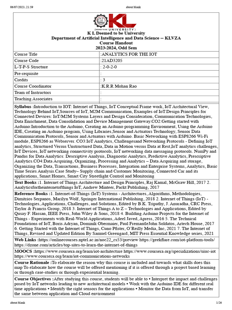 Aiot Cho | Download Free PDF | Engineering | Internet Of Things