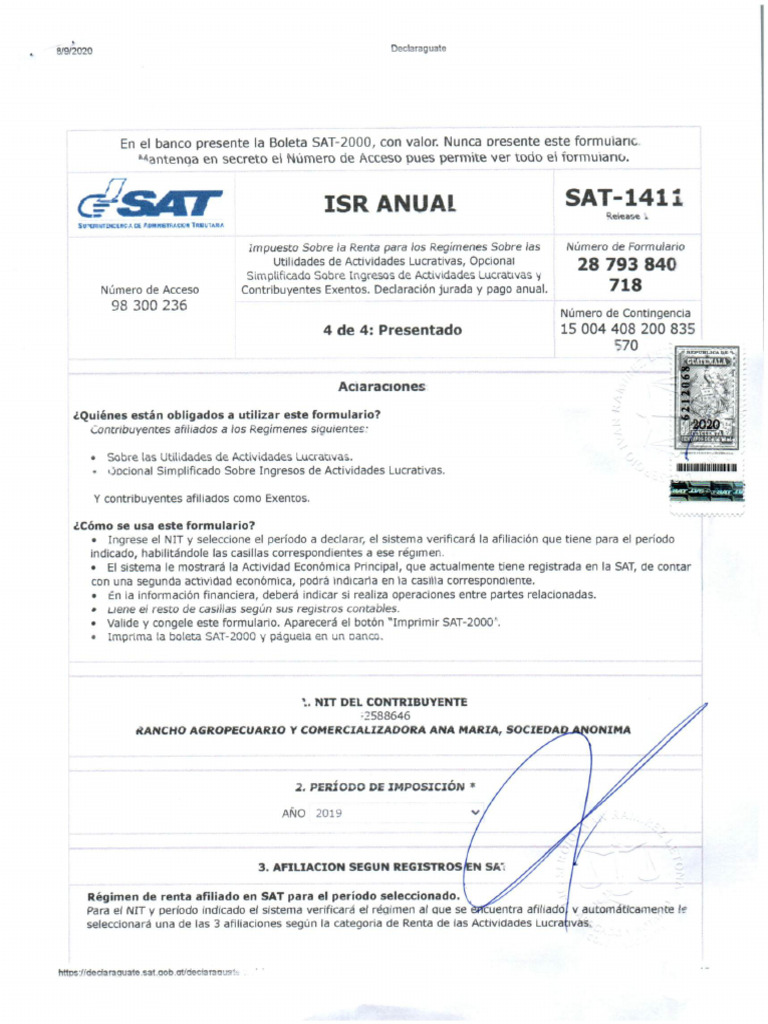 Autentica ISR Rancho | PDF