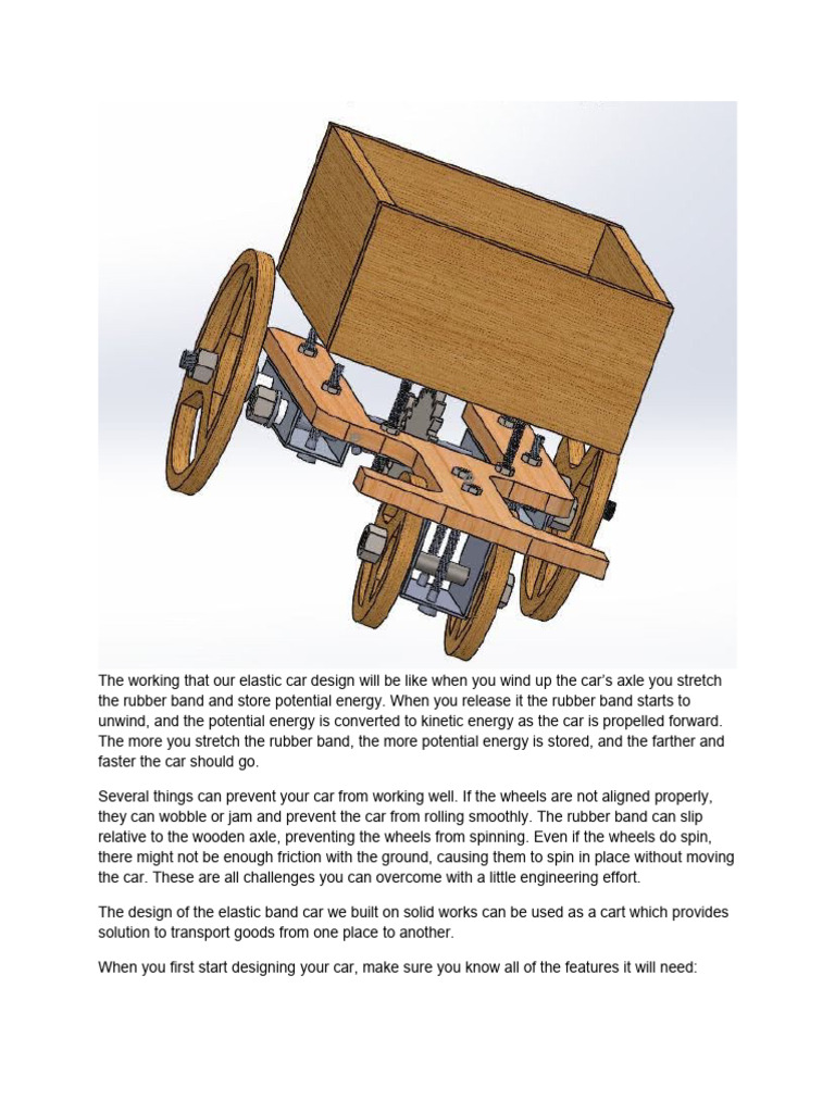 Elastic Band Buggy | PDF | Home & Garden | Technology & Engineering