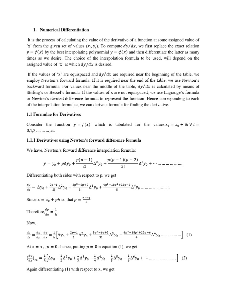 Numerical Methods for Engineers | PDF | Finite Difference | Interpolation