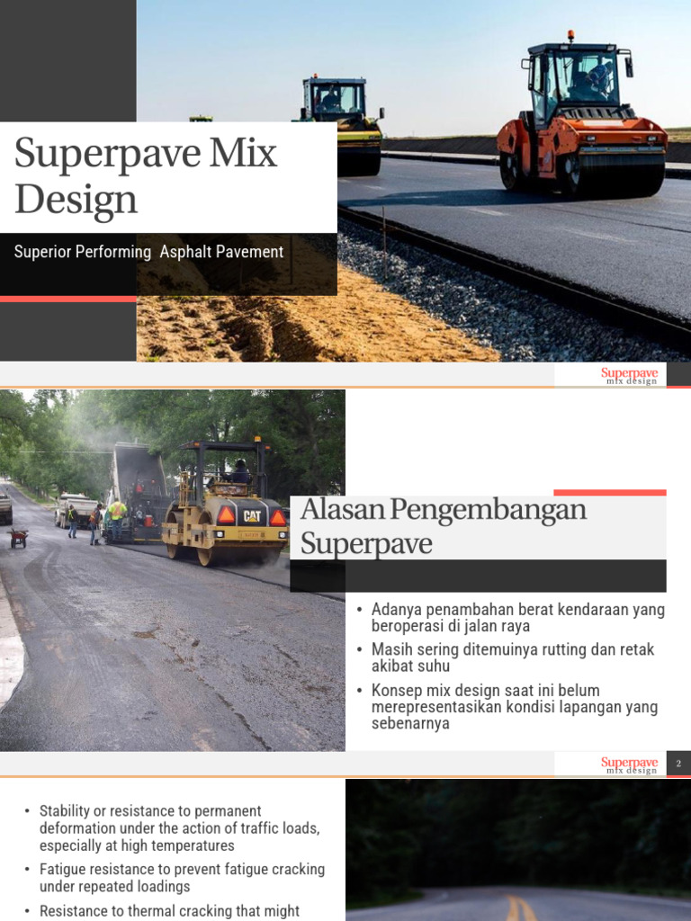 Superpave Mix Design | PDF | Road Surface | Secondary Sector Of The Economy