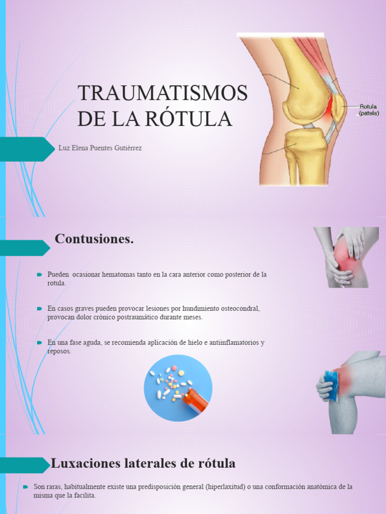 Traumatismos y Fracturas de Rótula | PDF | Rodilla | Sistema ...