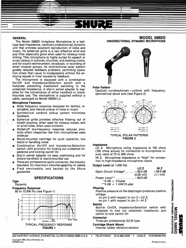 588SD Guide en-US | PDF | Microphone | Electrical Engineering