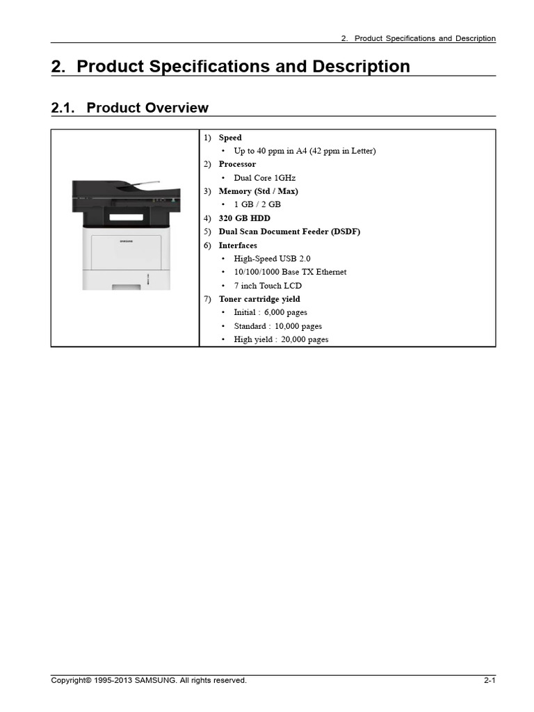 2 Specfication M4080 Eng | PDF | Image Scanner | Paper