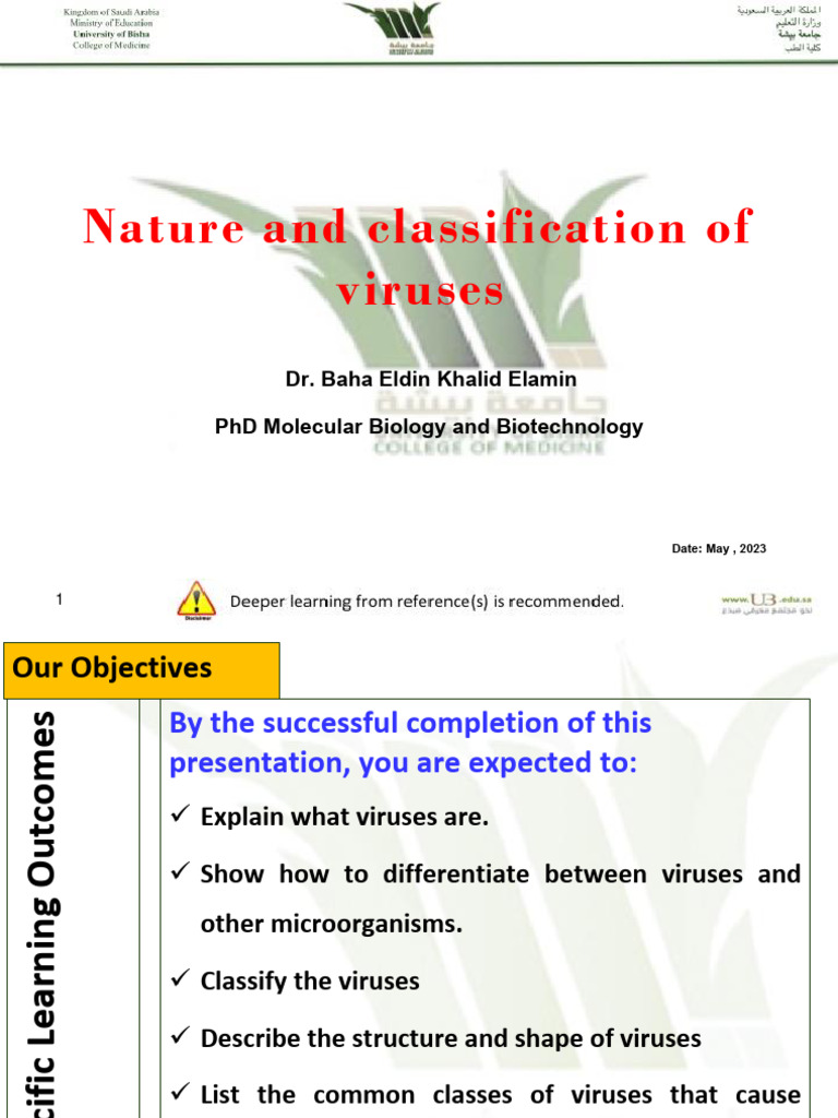 Understanding Virus Classification and Structure | PDF | Virus | Virology
