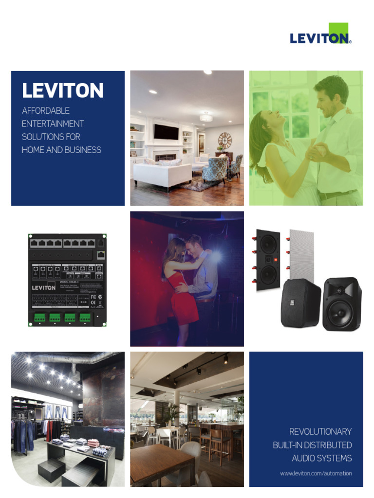 Sistema de Audio Leviton | PDF | Loudspeaker | Amplifier