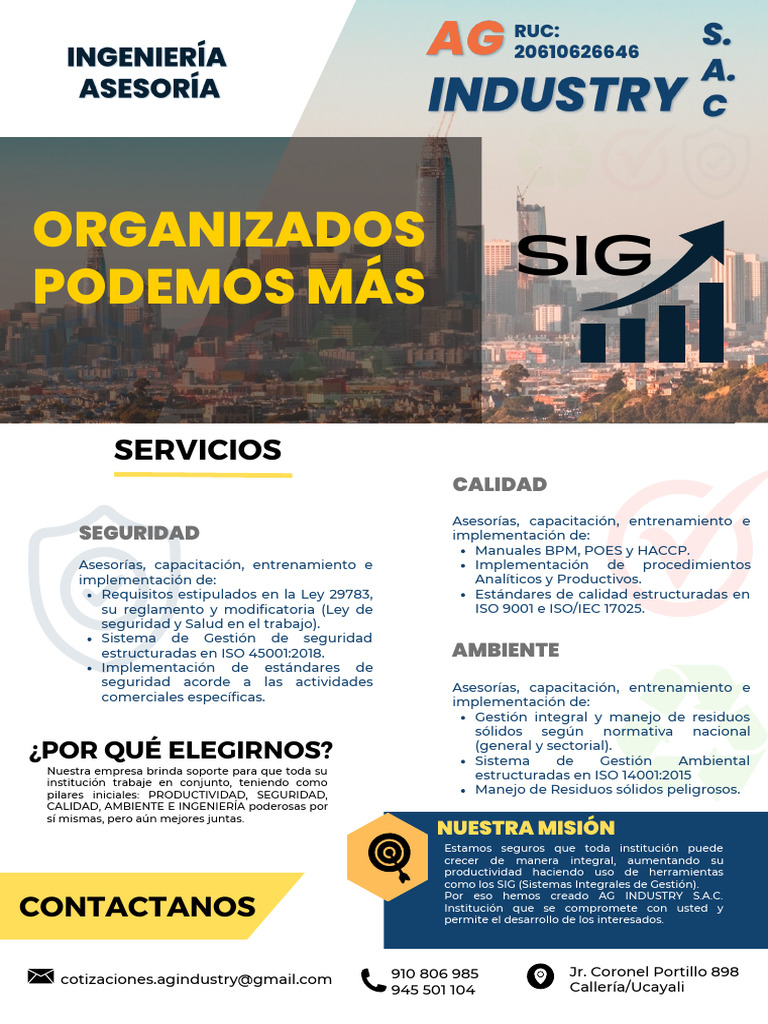 BROCHURE SIG AG in 2023 | PDF | Business | Economias