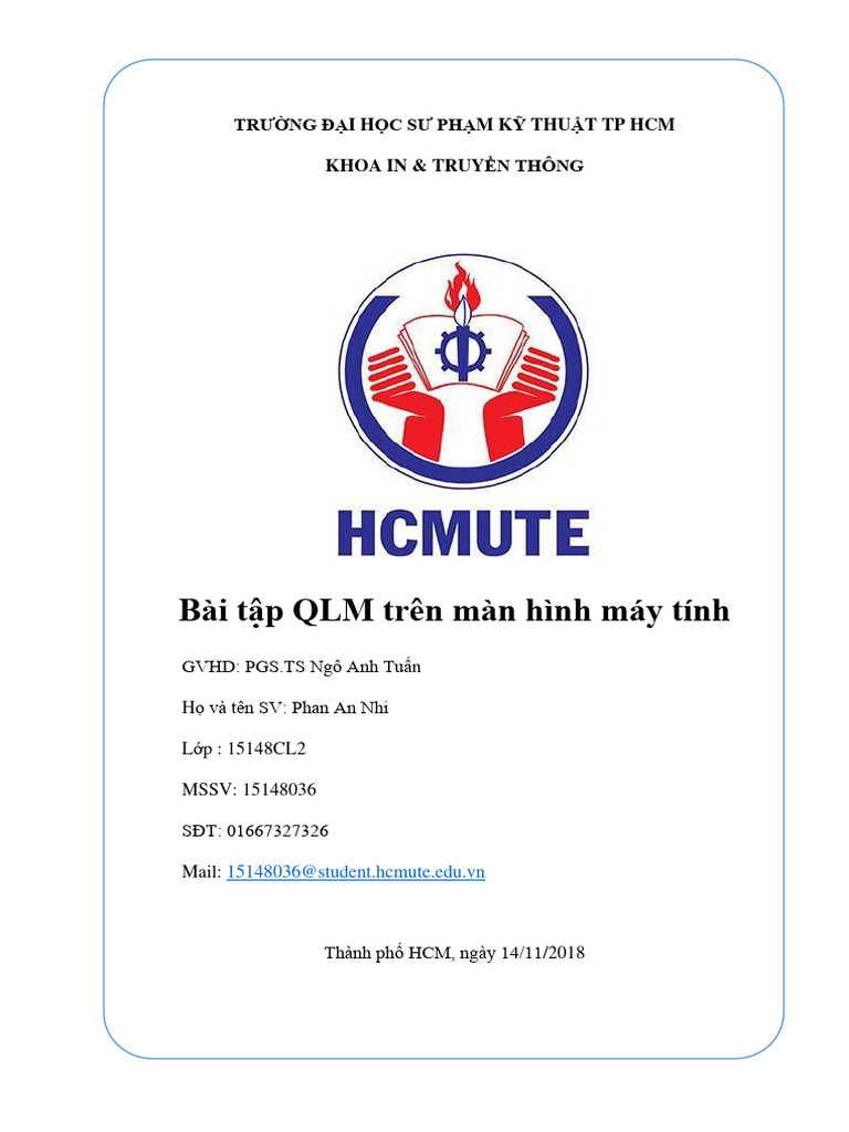 BT Qun Ly Mau Tren Man Hinh | PDF